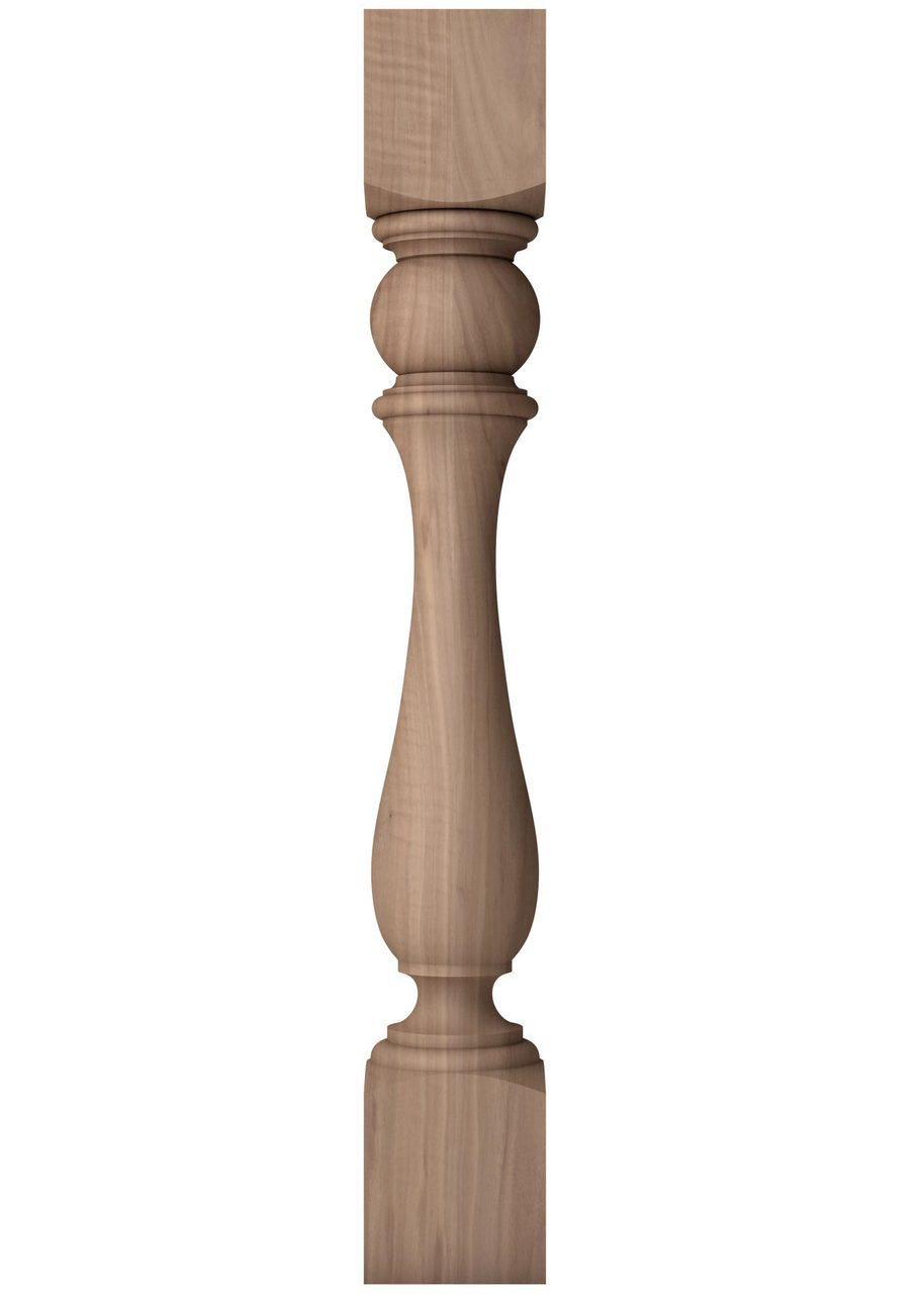 Extra Large Vase Turned Column 42" - TableLegs.com