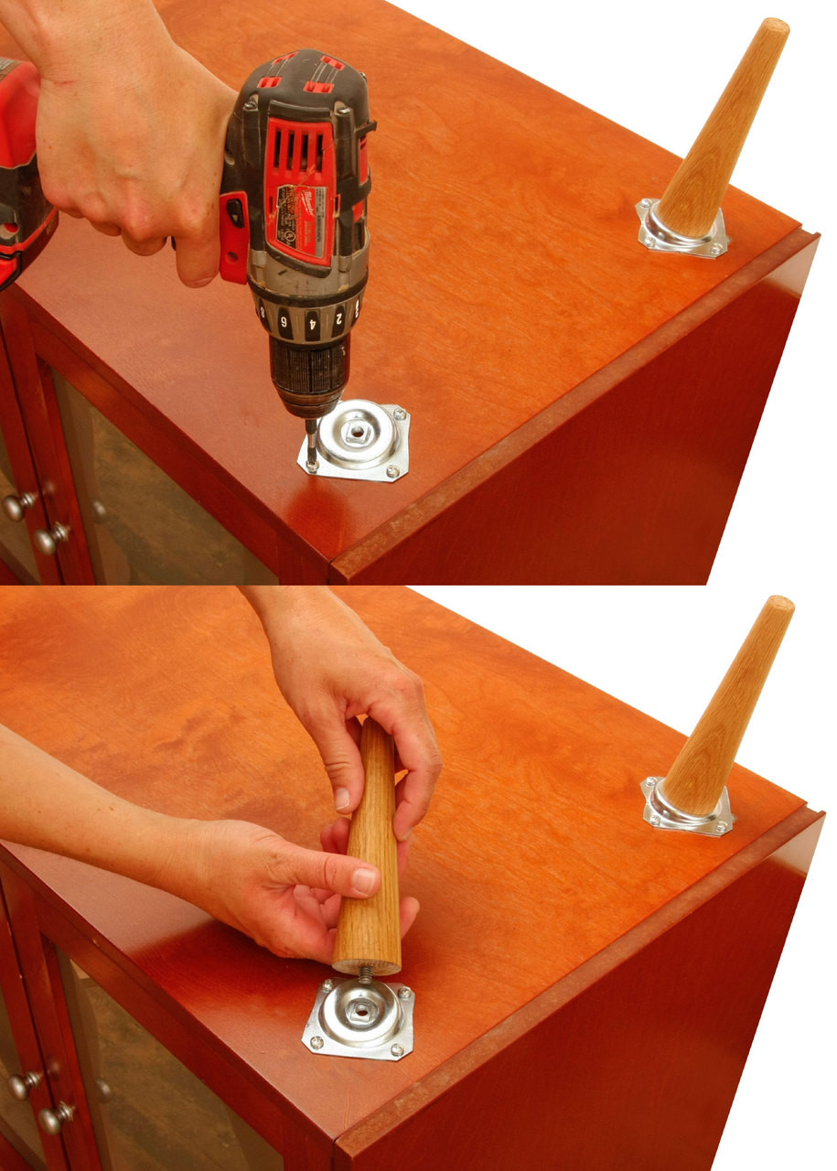 Angle Metal Attachment Plate For Furniture Feet/Legs - TableLegs.com