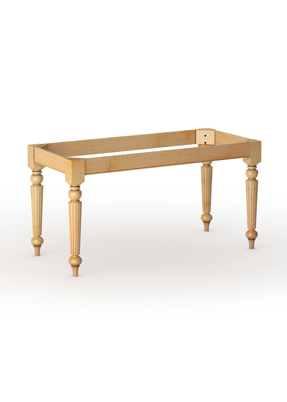 Federal Dining Table Base | 29" Large Fluted Leg | Shop TableLegs.com™