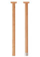 Extra Thin Round Wood Kitchen Table Leg 2" | Shop TableLegs.com™