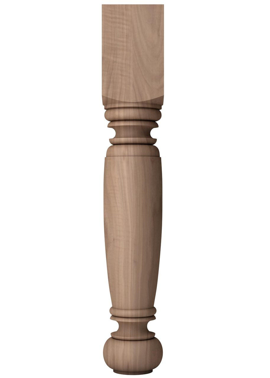 Extra Large Country Kitchen Leg 36" - TableLegs.com