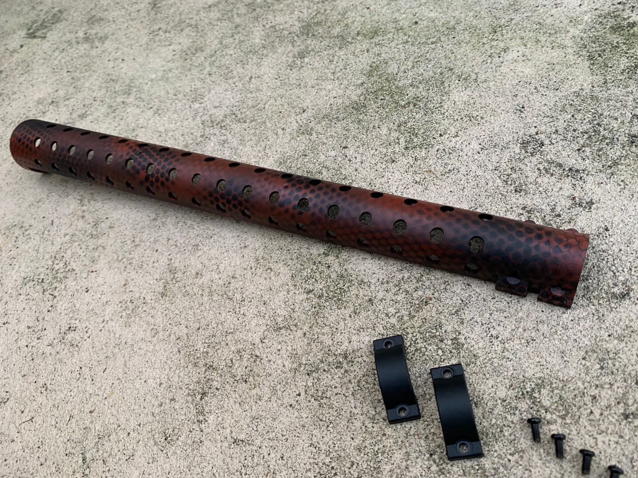 DEADPOOL RED Mossberg Shockwave Heat Shield 590 Shotgun 12 Gauge CUSTOM ...
