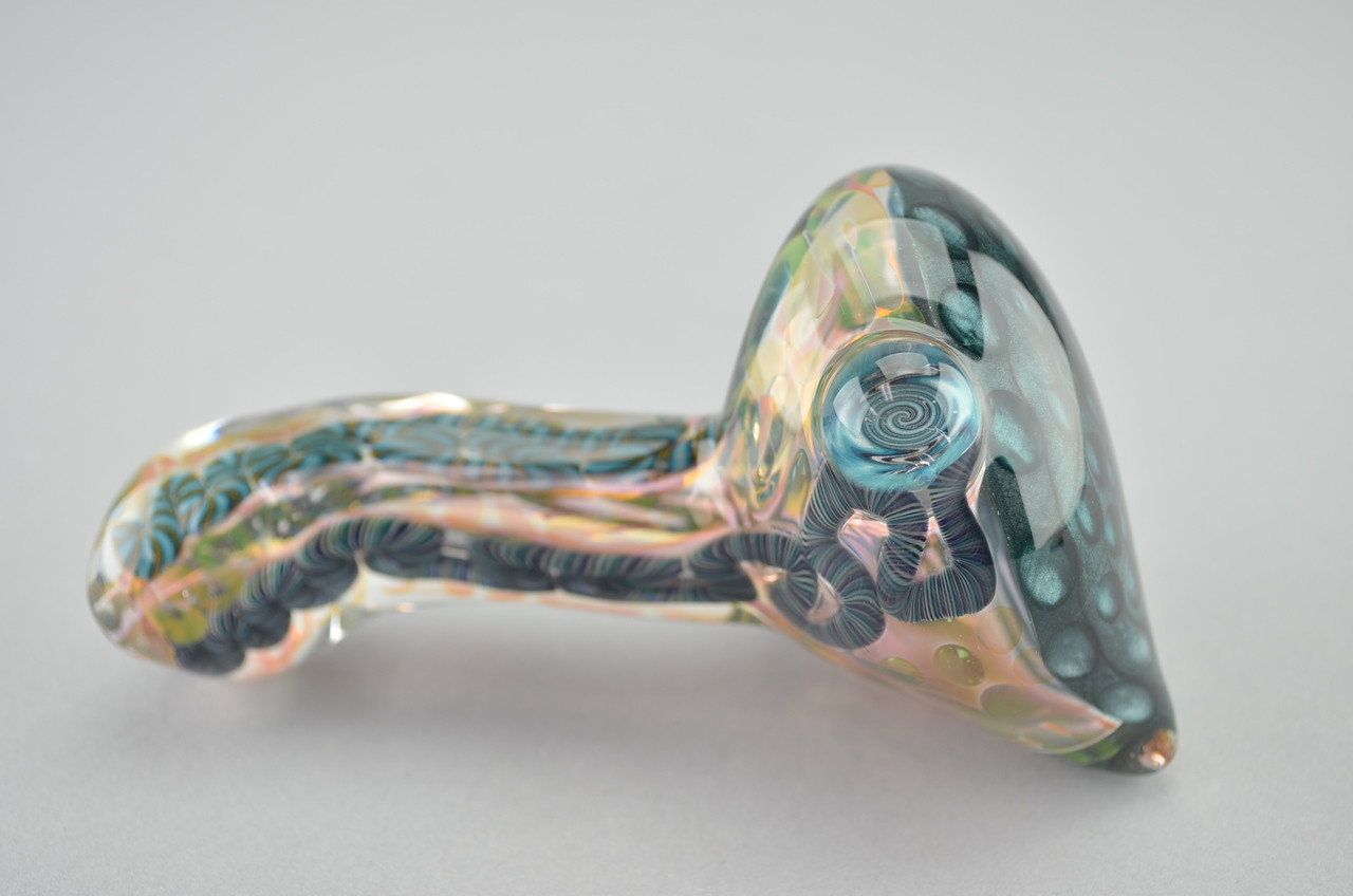 MICHAEL CROUCH - Fully Worked Inside Out Dry Sherlock Pipe w/ Colored ...