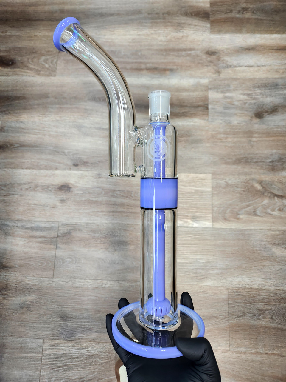 OJ - King Bubbler w/ 18mm Female Joint - Lavender Purple - The Dab Lab