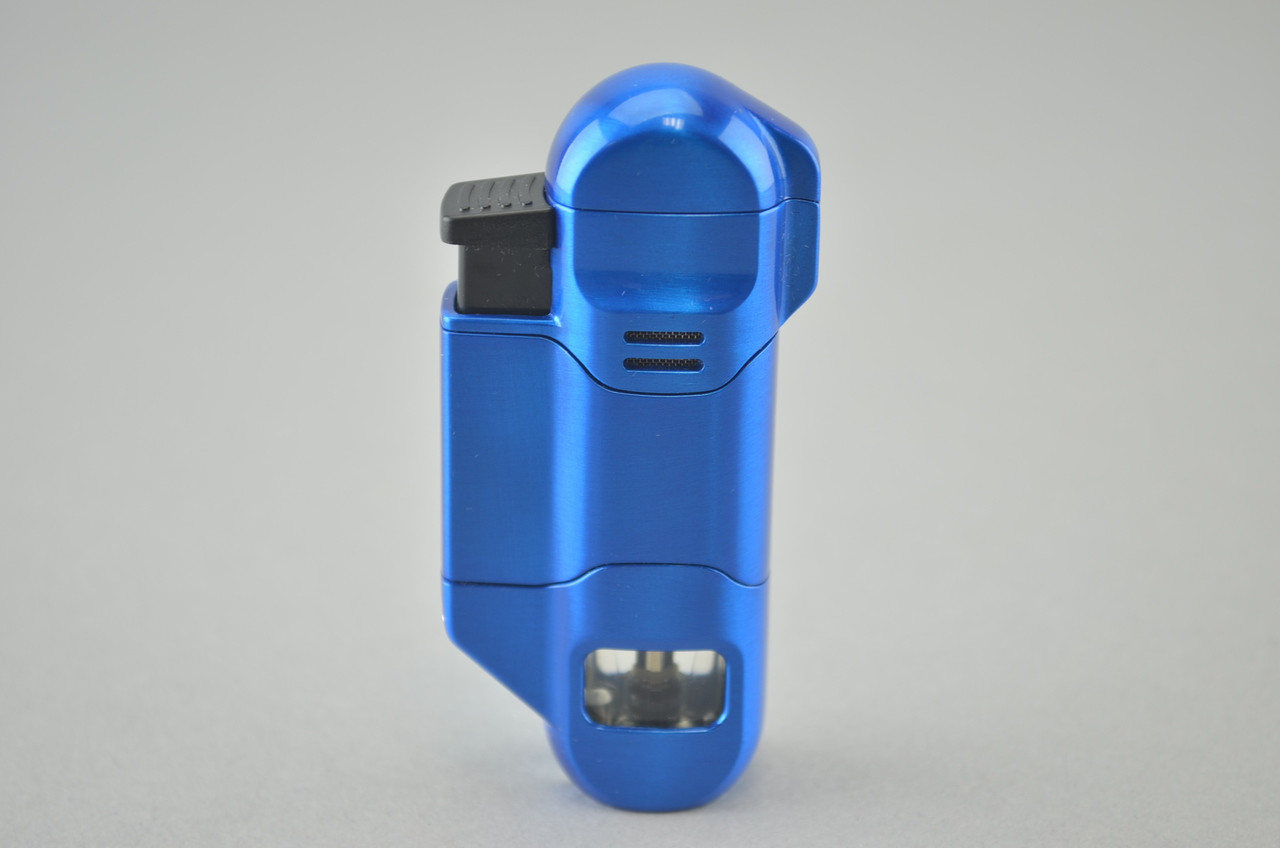 VECTOR - Radar Triple Flame Torch Lighter - Metallic Blue - The Dab Lab