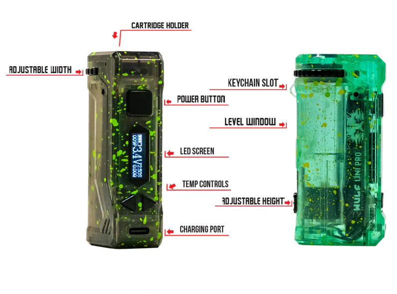 WULF x YOCAN - UNI Pro Adjustable Cartridge Vaporizer (X Ray Series ...