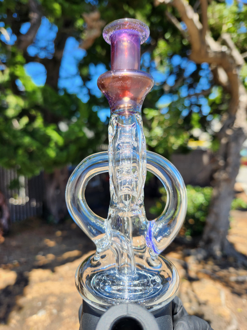 UZZI - Swiss Bubble Dumper Recycler for Puffco Peak - Triple Passion ...