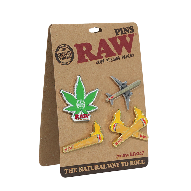 RAW - Classic Badge Pin Set - The Dab Lab