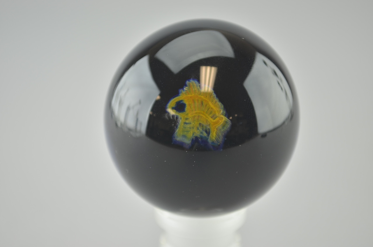 BUCK - Angler Fish Implosion Marble w/ Piranha Fish Millie on Back #1 ...