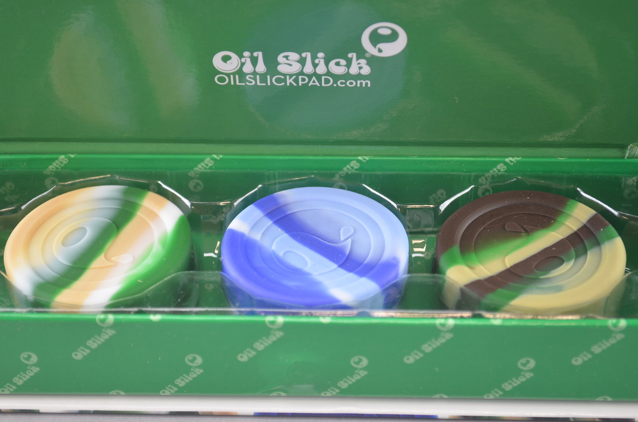 OIL SLICK - 3 Pack of Slick Stack Non-Stick Silicone Storage Containers ...
