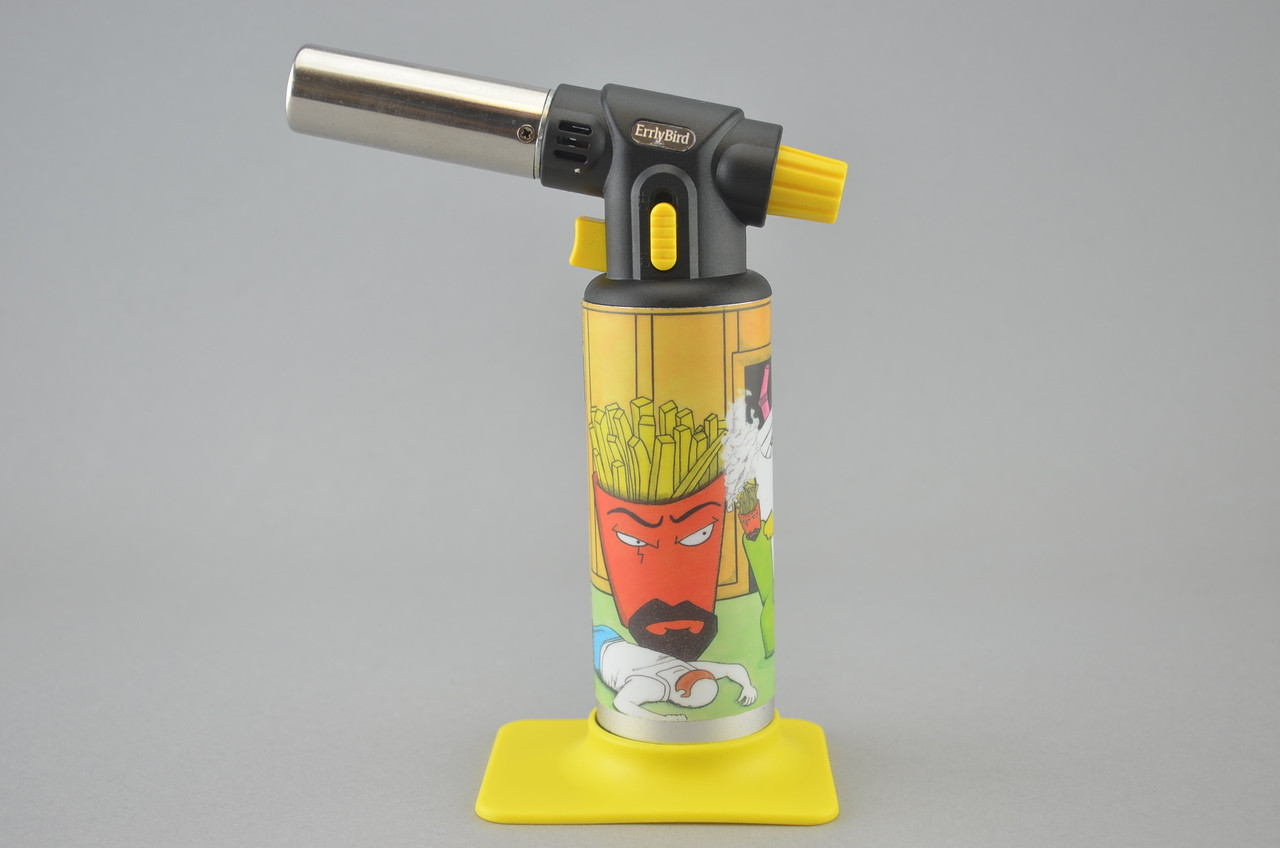 ERRLY BIRD - "Torch Art" Butane Torch Lighter - Aqua Teen Dab Force ...