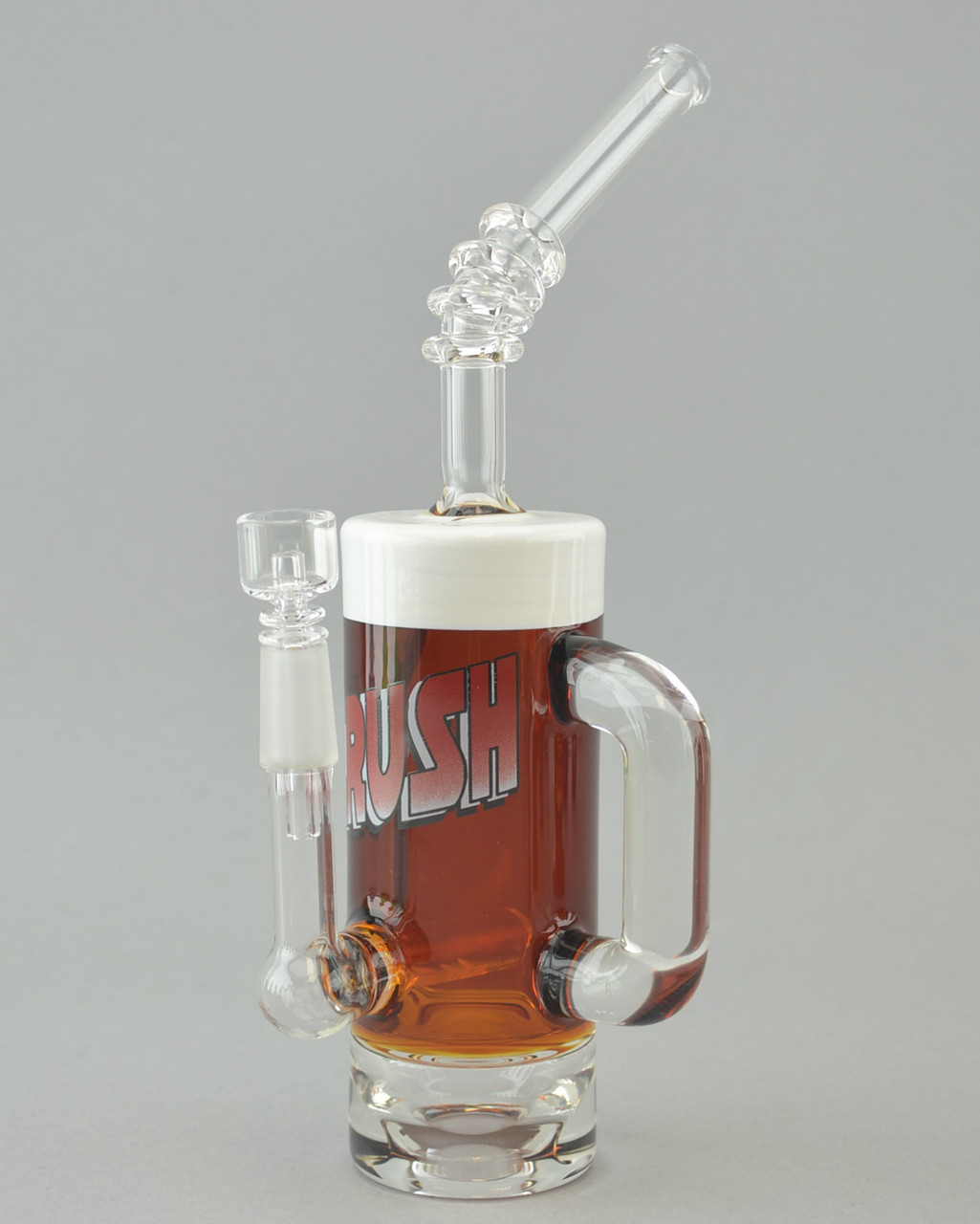 CRUSH - Root Beer Float Dab Rig w/ 14mm Joint & Domeless Quartz Nail ...