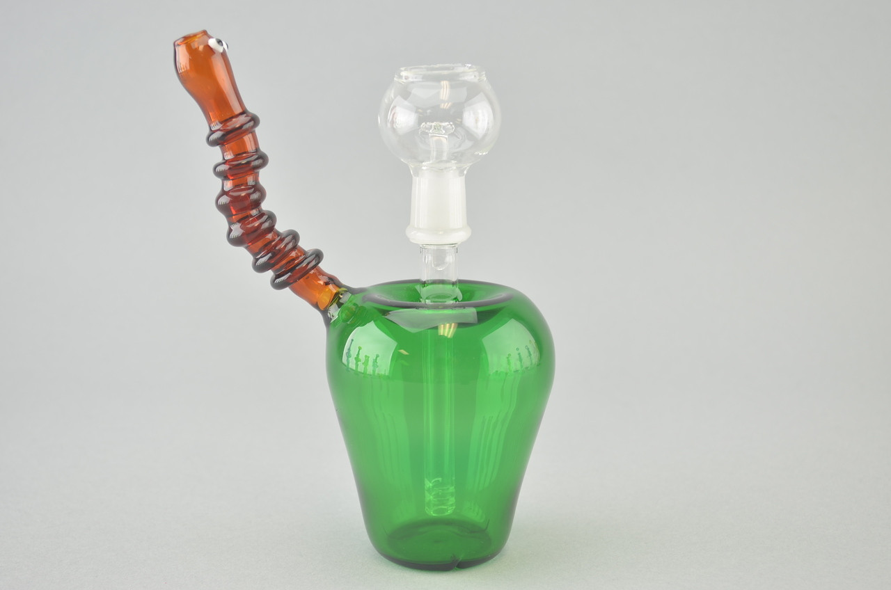 CRUSH - Apple Worm Dab Rig w/ 14mm Dome & Nail - #3 - The Dab Lab