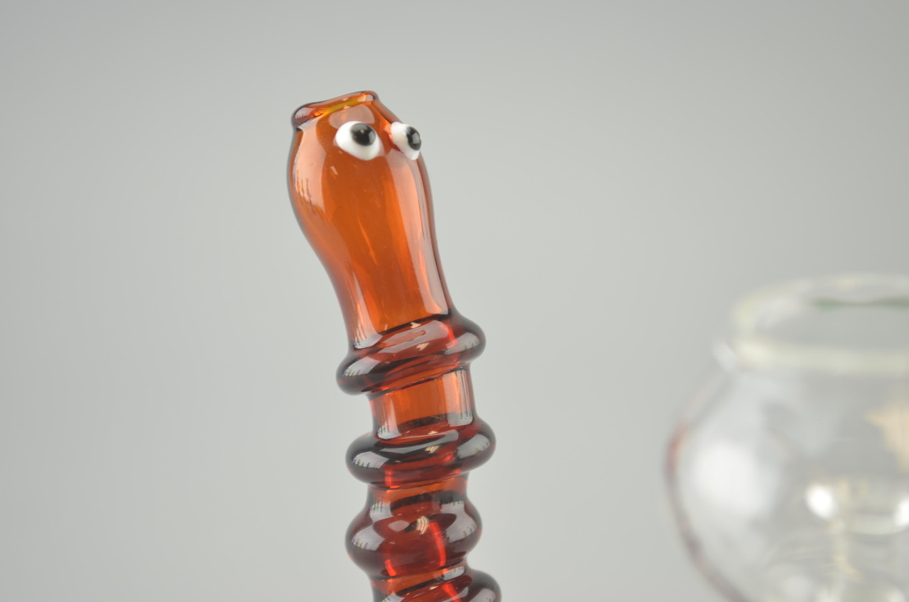 CRUSH - Apple Worm Dab Rig w/ 14mm Dome & Nail - #3 - The Dab Lab