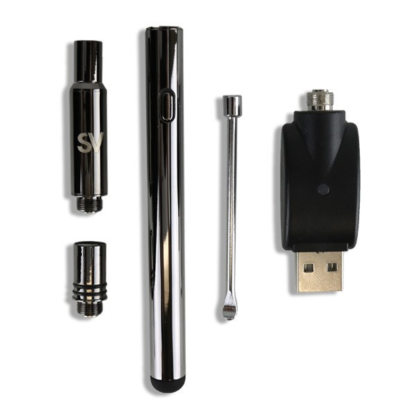 SOURCEVAPES - 10cig Oil Pen Vaporizer Set w/ Quartz & Ceramic Atomizer ...