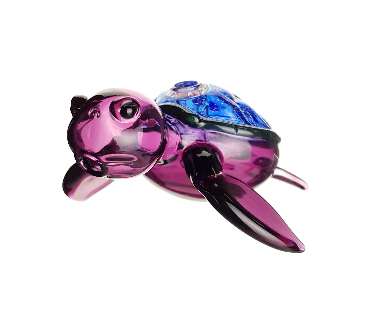 TURTLE TIME - Dichro Sea Turtle Dab Rig w/ 10mm Female Joint - Gold ...