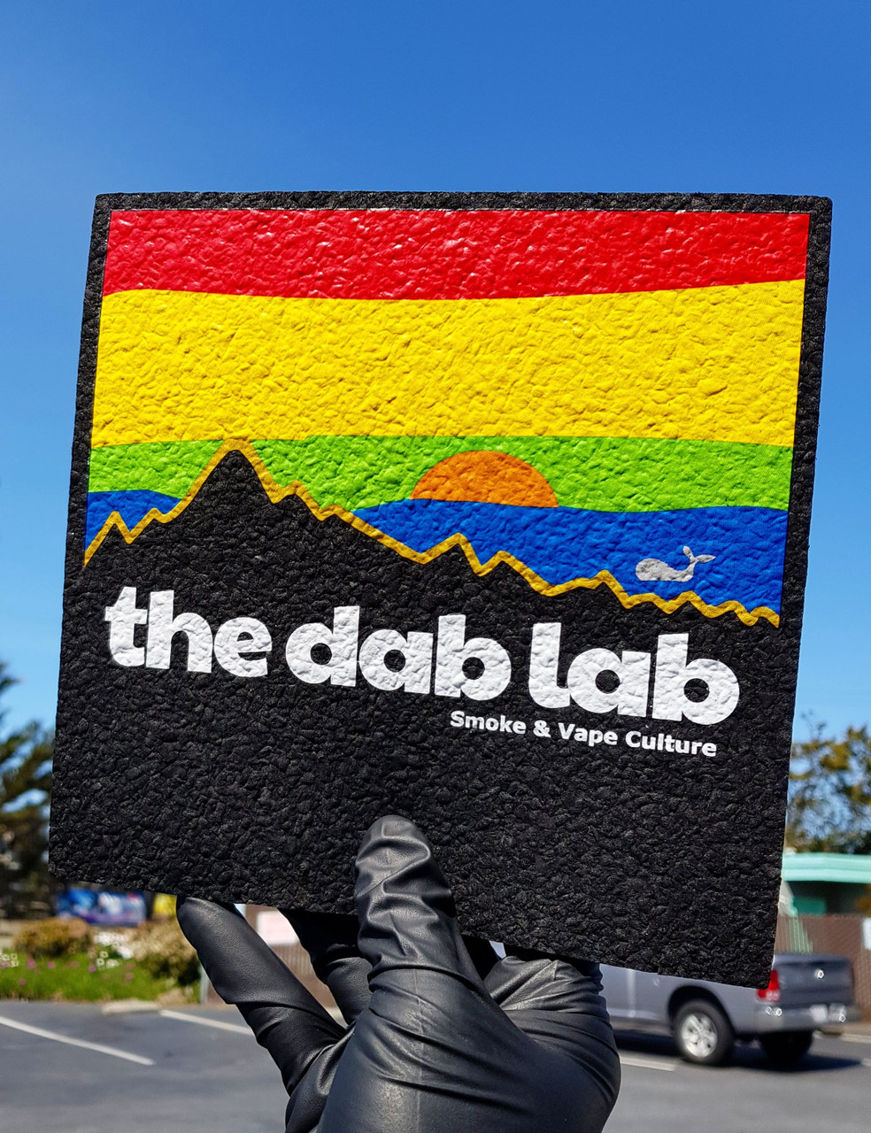MOODMATS - 8" Square Bong Pad & Dab Rig Coaster - The Dab Lab (Pacifica ...