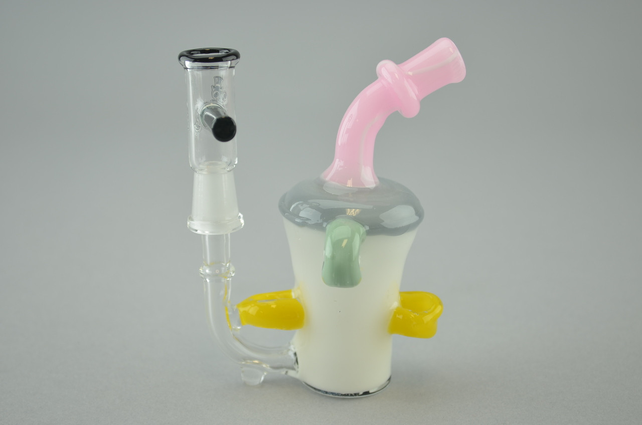 SLUGWORTH - Mini "Master Shake" Pendant Vapor Rig w/ 4-Hole Perc, 10mm ...