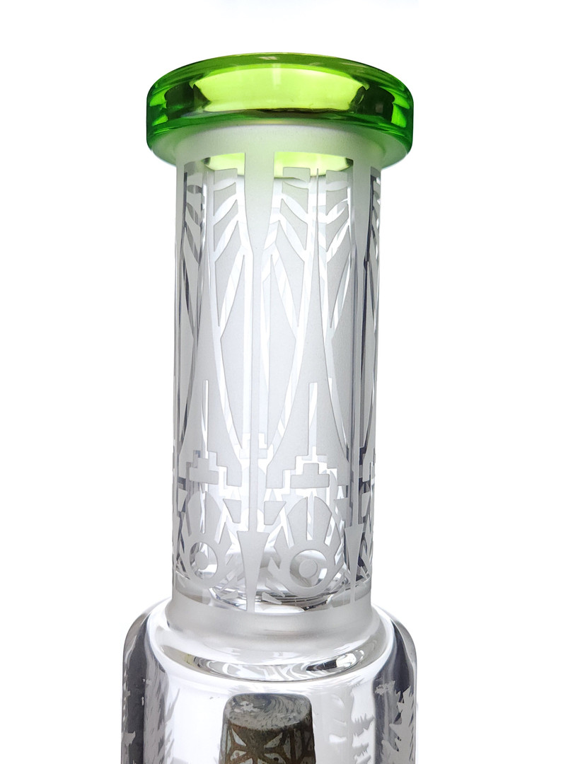 MONARK - Collins Shaker Beaker Bong w/ Pyramid Perc & 18mm Slide ...