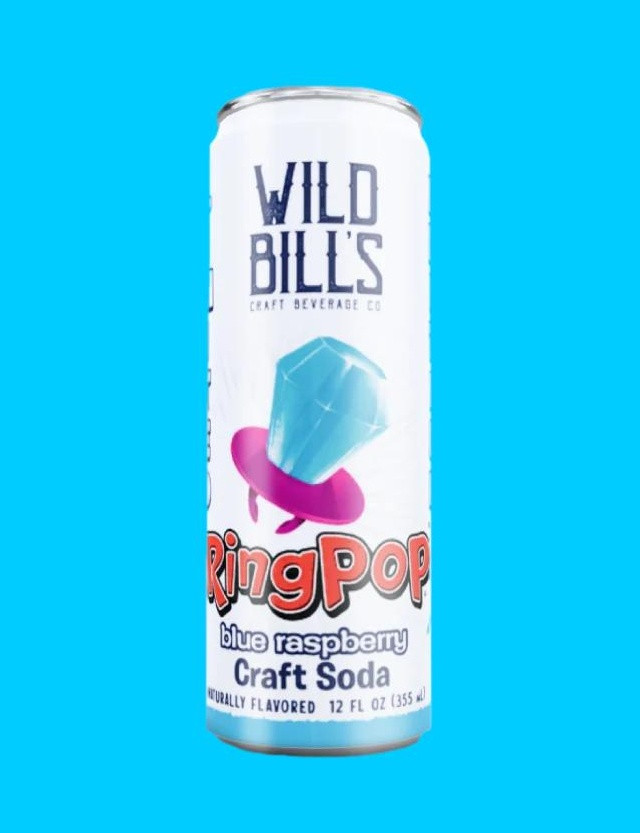 WILD BILL'S - Craft Sugar Cane Soda - Ring Pop Blue Raspberry (Limited ...