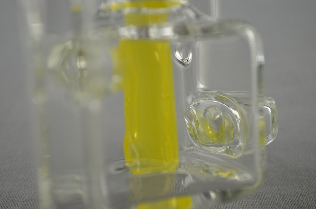 HAMM'S WATERWORKS - Mini "Coriolis" Recycler "Exo" Diffy Vapor Rig w ...