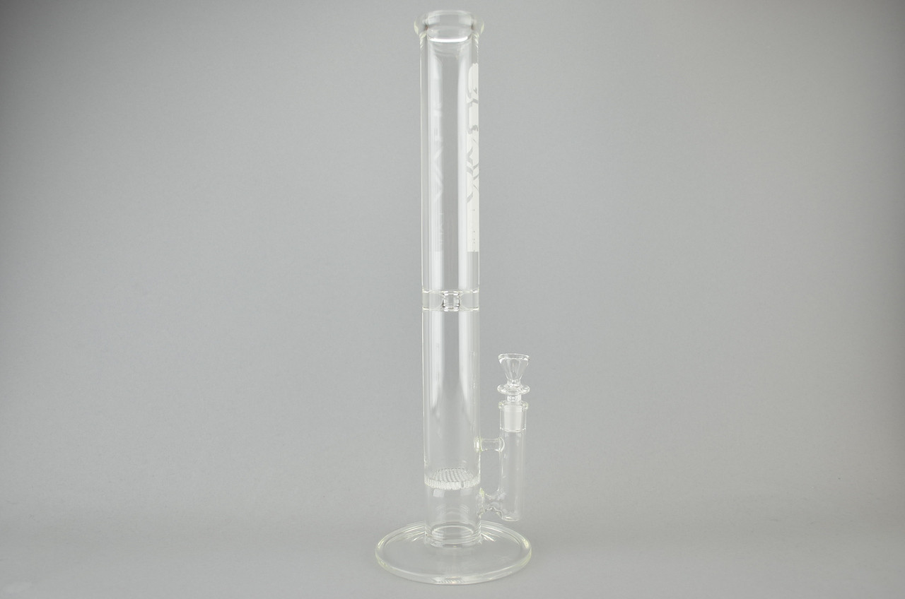 GRAV LABS - Straight Tube Bong w/ 14mm Slide & Honeycomb Percolator ...