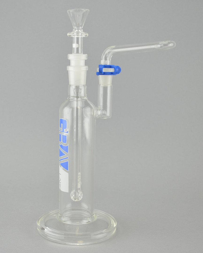 GRAV LABS - Mini Circ Bubbler w/ 14mm Removable Downstem, Mouthpiece ...