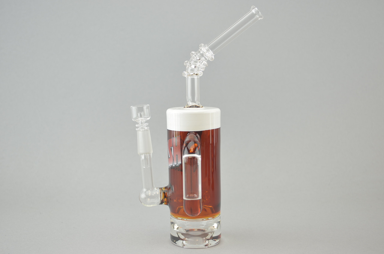 CRUSH - Root Beer Float Dab Rig w/ 14mm Joint & Domeless Quartz Nail ...