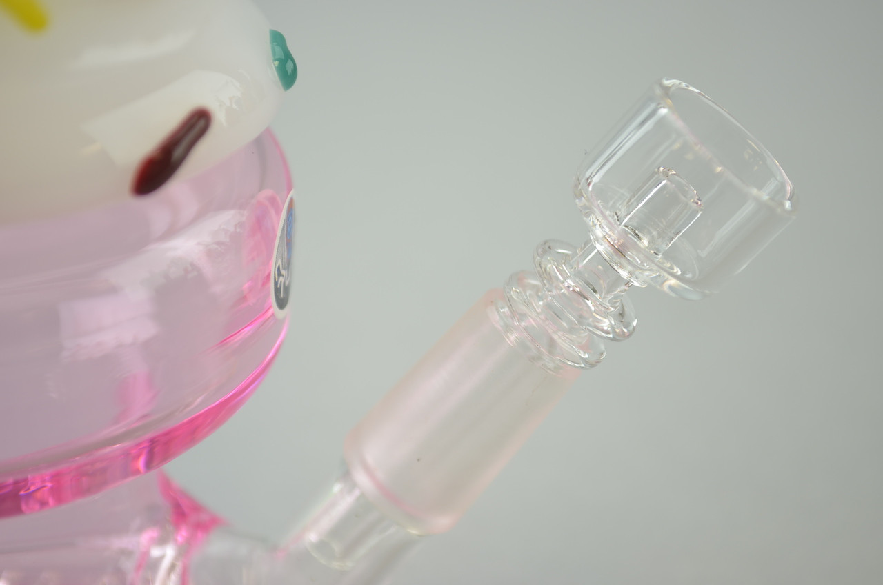 CRUSH - Ice Cream Cone Dab Rig w/ 14mm Joint & Domeless Quartz Nail ...