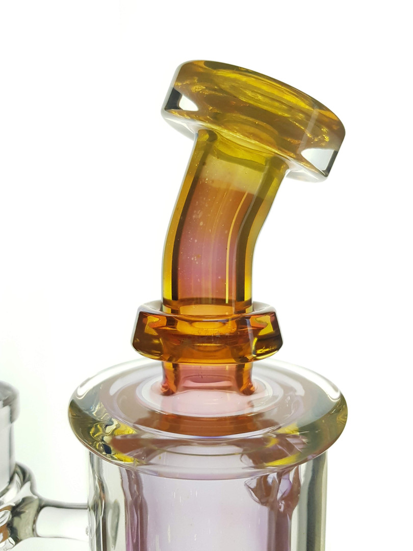 LEISURE - Incycler Dab Rig with 14mm Female Joint - Gold Fume - The Dab Lab