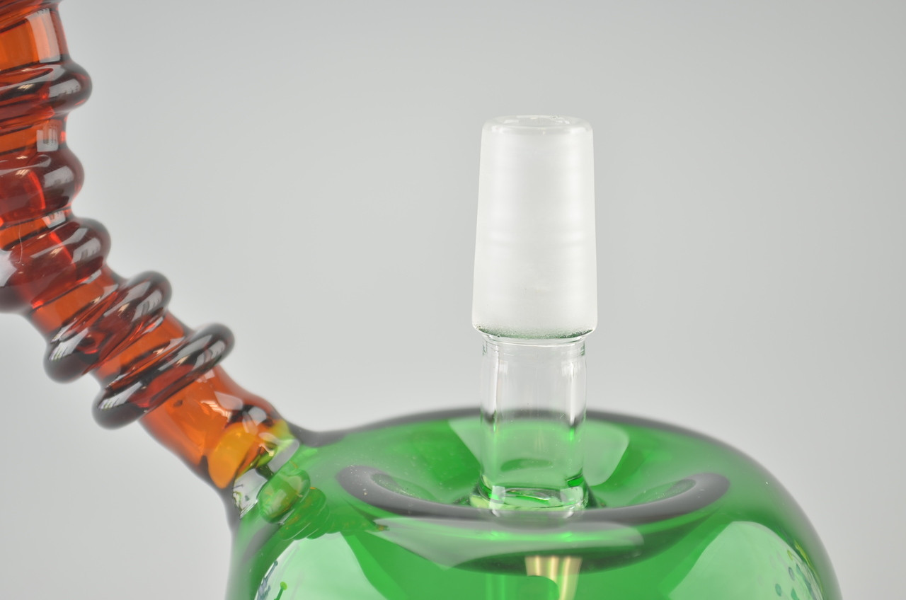 CRUSH - Apple Worm Dab Rig w/ 14mm Dome & Nail - #3 - The Dab Lab