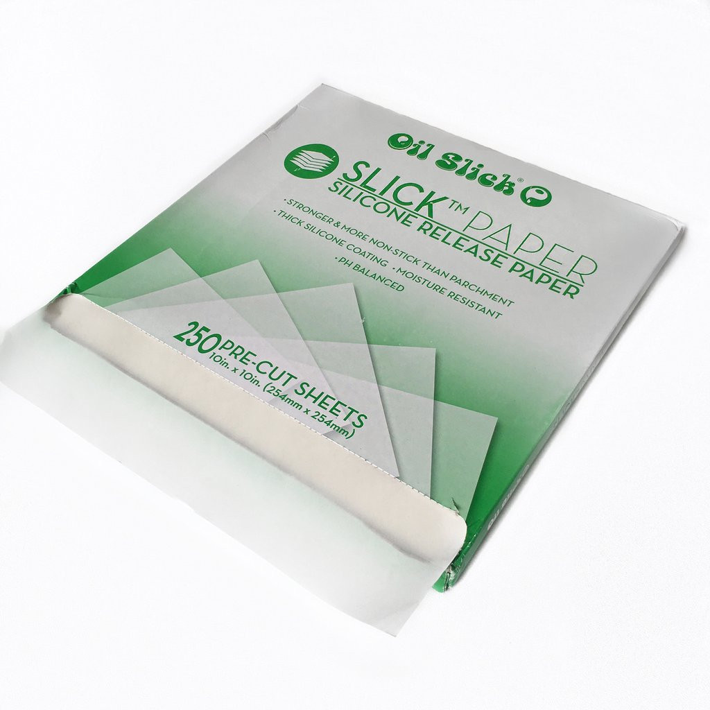OIL SLICK - "Slick Paper" Silicone Release Paper (10" x 10") - The Dab Lab