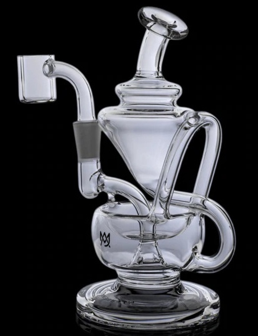 Mj Arsenal Claude Mini Recycler Rig Kit W Banger Cap And Dabber