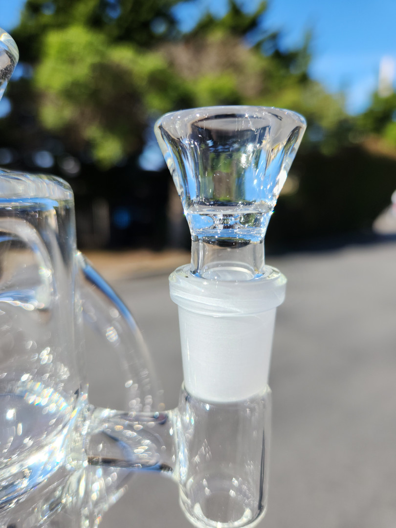 Designer Sci Klein Recycler Rig W 14mm Female Joint And Slide V3
