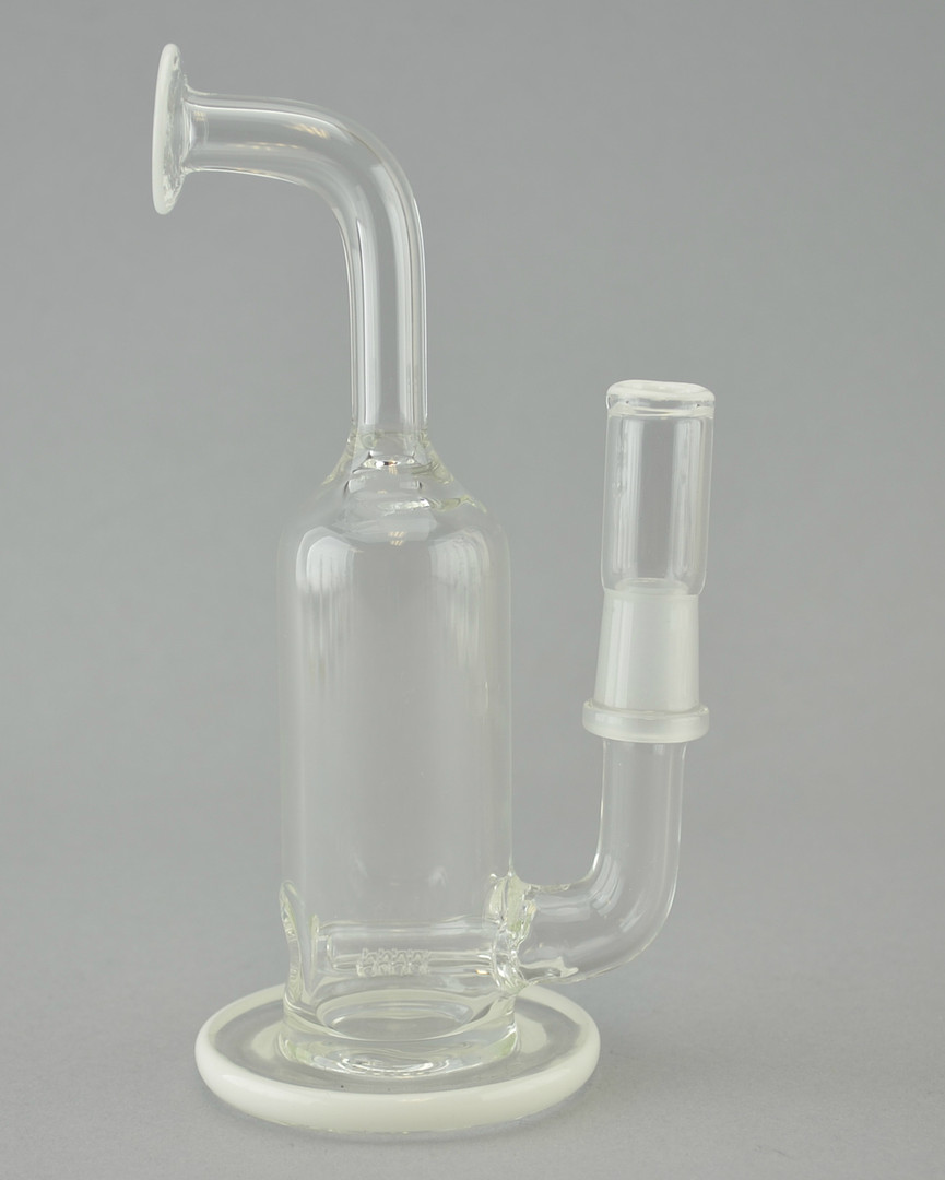 DOMER - Mini Stemline Dab Rig w/ 14mm Male Joint & Dome - White - The ...