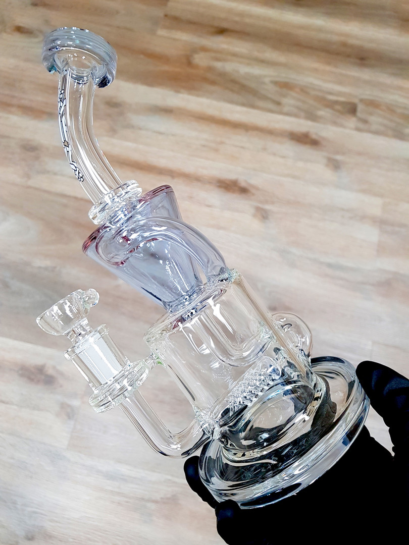 AFM - Gridline Klein Recycler Rig w/ 14mm Slide - Blue/Purple (CFL ...