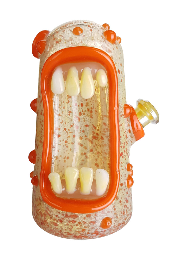 FRYED GLASS - Monster Dab Rig w/ 10mm Removable Downstem - Orange - The ...