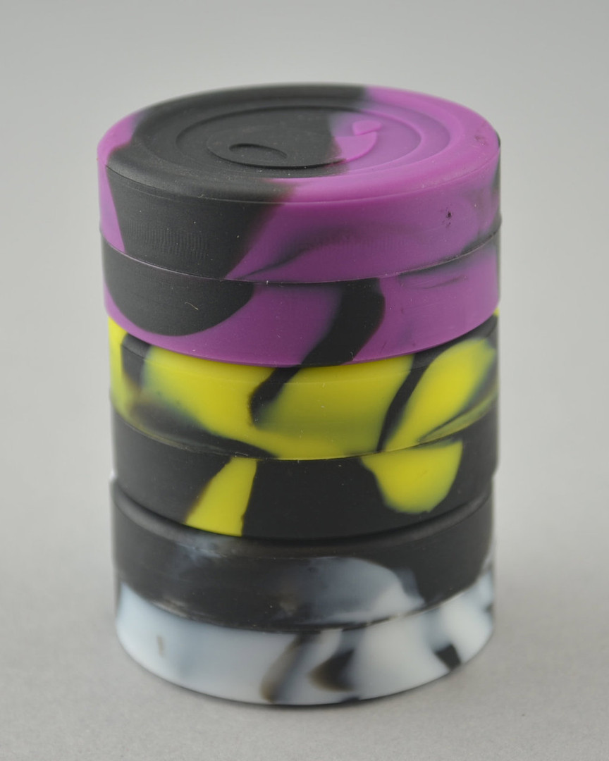 OIL SLICK - 3 Pack of Slick Stack Non-Stick Silicone Storage Containers ...