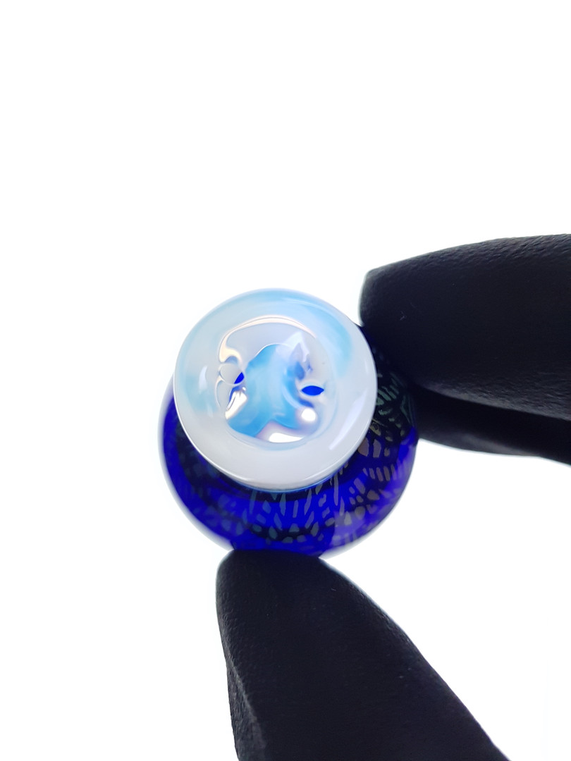 Hokey Pokey Fume Tech Glass Bubble Spinner Carb Cap 4 The Dab Lab