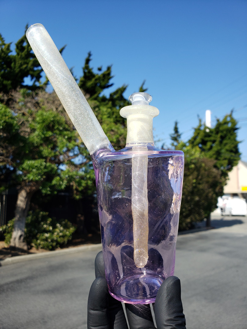 HULA - Heady Cup Dab Rig - Rose Water / Crushed Opal - The Dab Lab