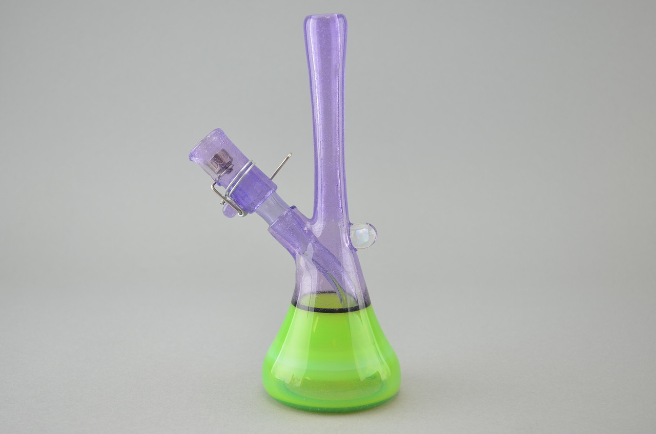 BLU SUN - Worked Mini Tube w/ Direct Inject 14mm 2-Hole Removable Diffy ...
