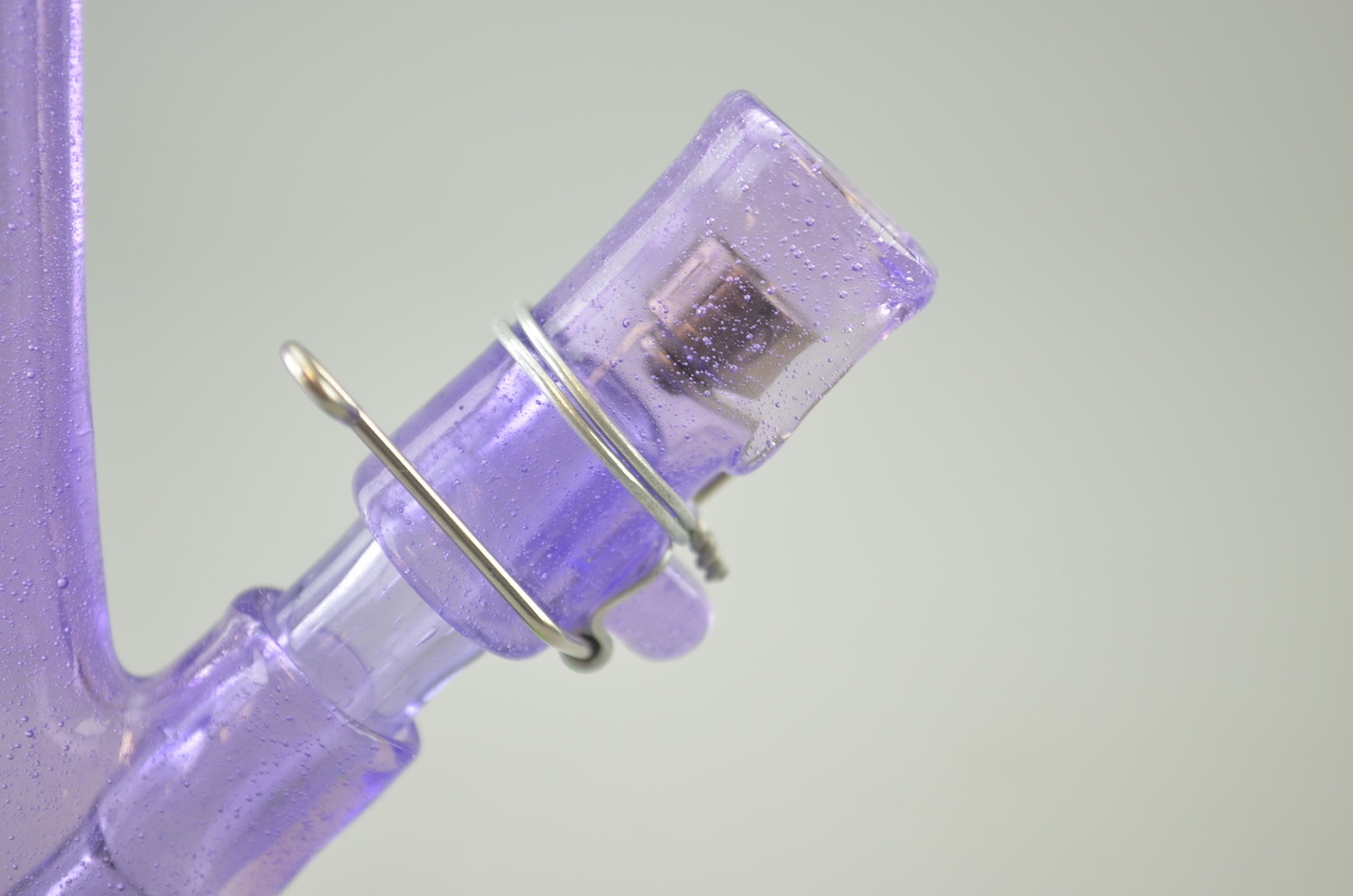 BLU SUN - Worked Mini Tube w/ Direct Inject 14mm 2-Hole Removable Diffy ...