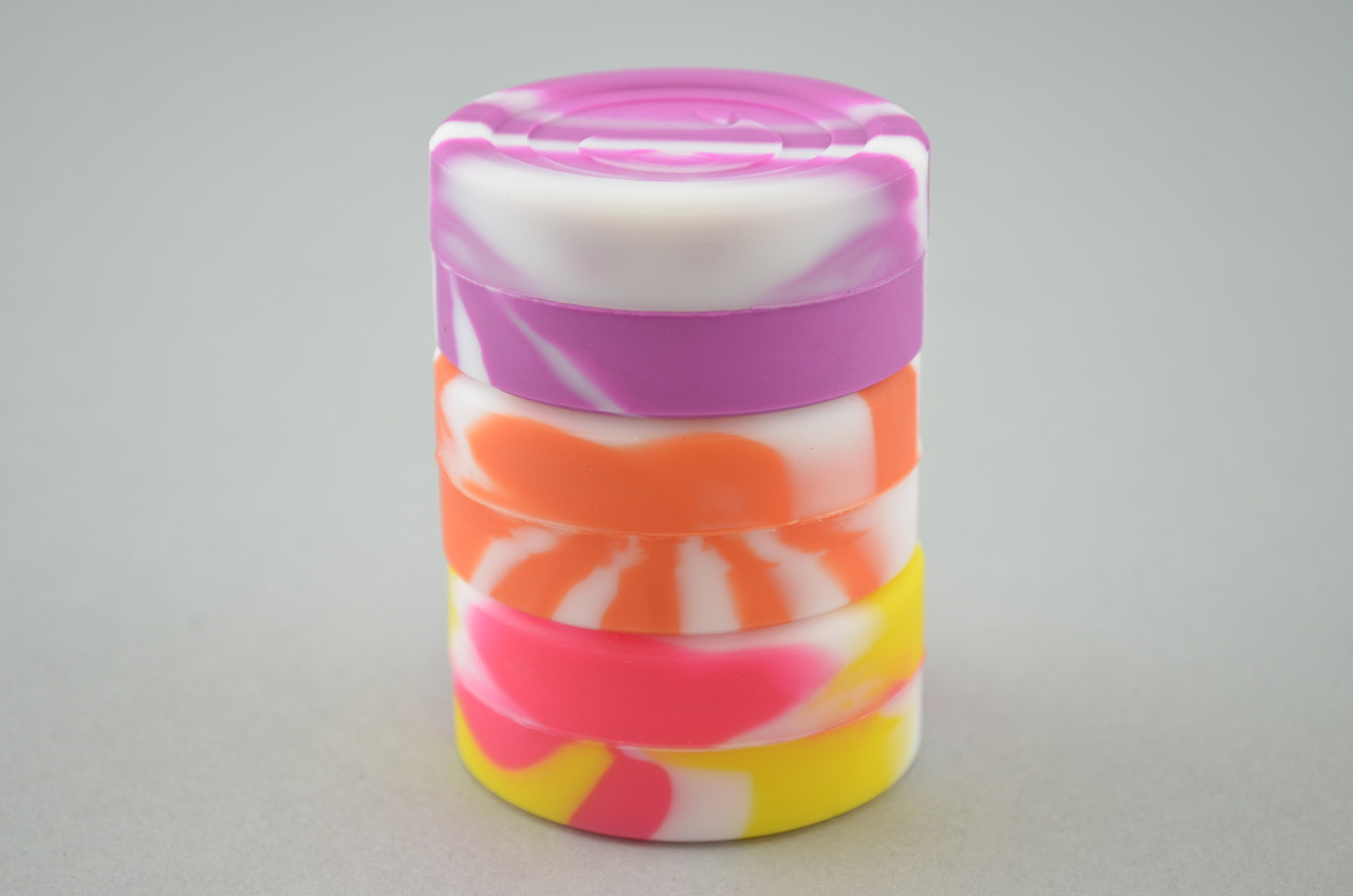 OIL SLICK - 3 Pack of Slick Stack Non-Stick Silicone Storage Containers ...