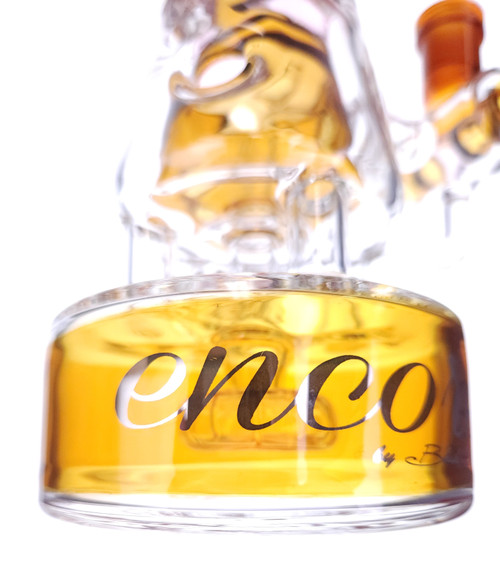 ENCORE - Fab Trophy Rig w/ 14mm Female Joint - Amber - The Dab Lab