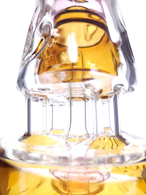 ENCORE - Fab Trophy Rig w/ 14mm Female Joint - Amber - The Dab Lab
