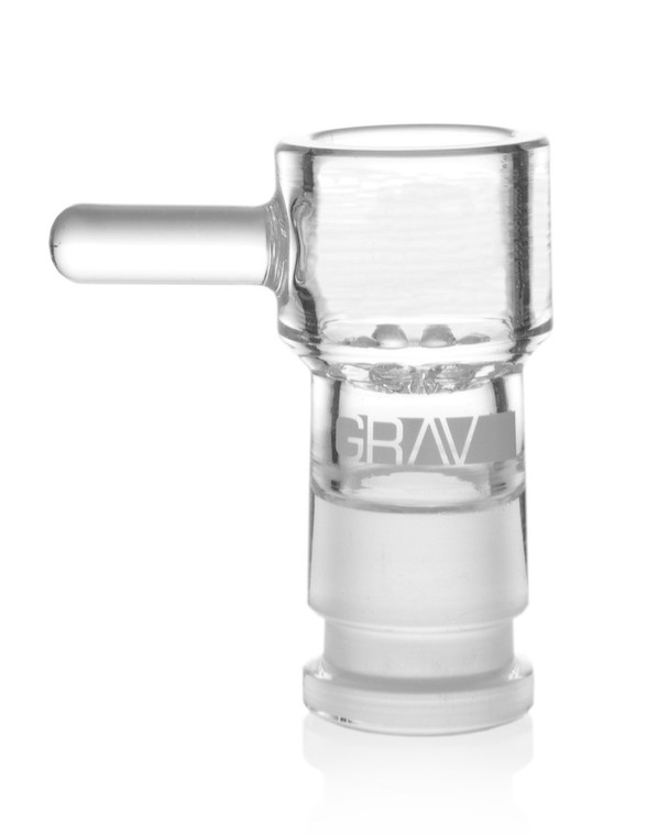 GRAV LABS - Clear Single Hole One Hitter Bowl - 14mm Male - The Dab Lab