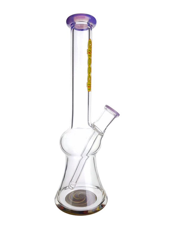 CHEECH - Glycerine Filled Glass Pocket Hammer Pipe - Orange - The Dab Lab