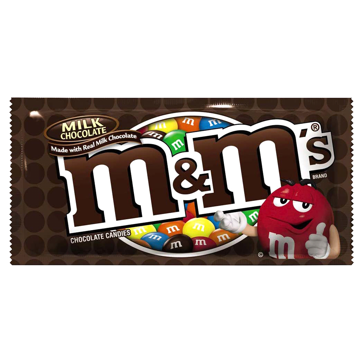 M&M's - Milk Chocolate Candies (1.69oz) - The Dab Lab