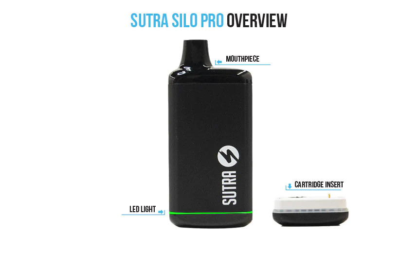 SUTRA - Silo Pro Auto Draw Cartridge Vaporizer - The Dab Lab