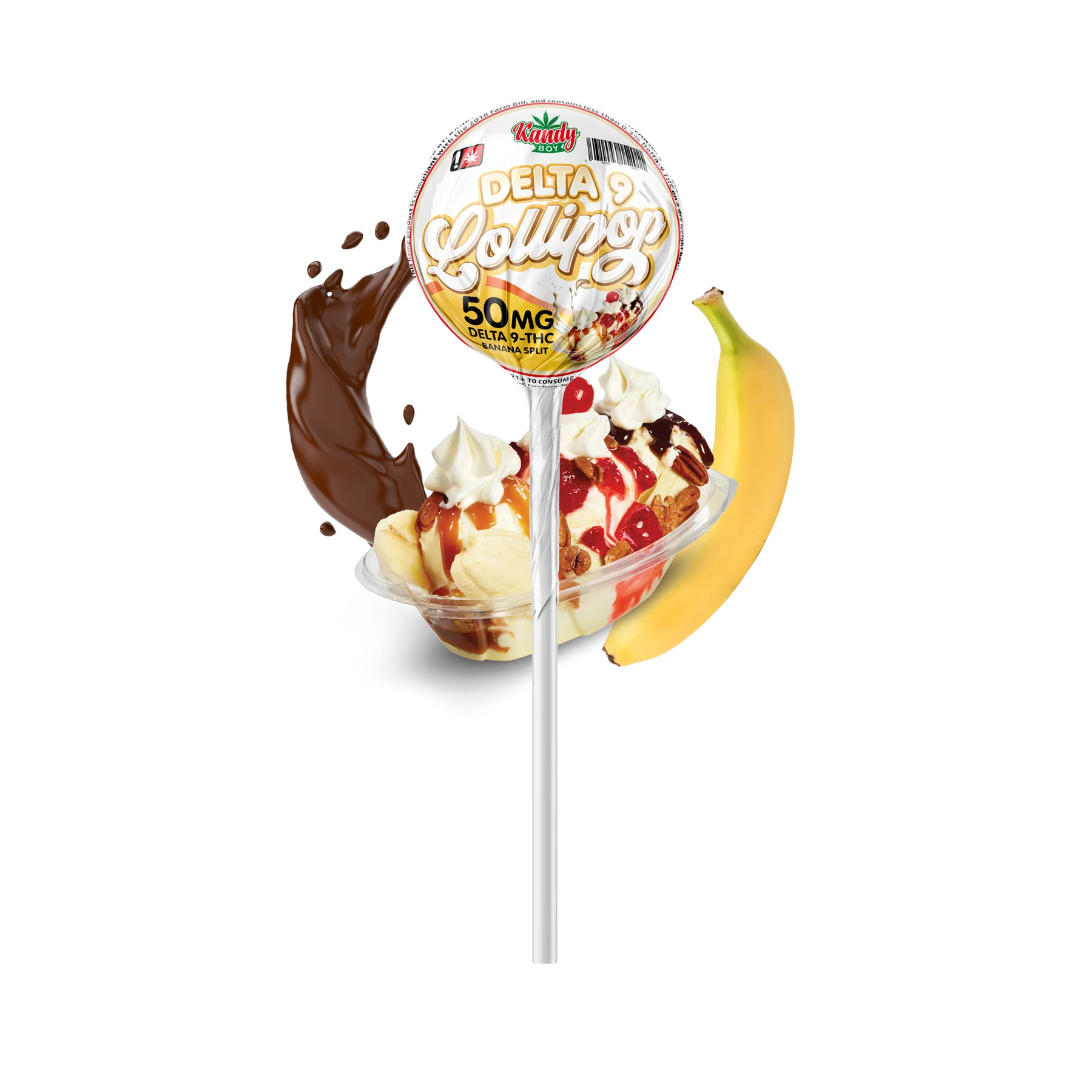 KANDY BOY - Delta 9 THC Lollipops (50mg) - The Dab Lab